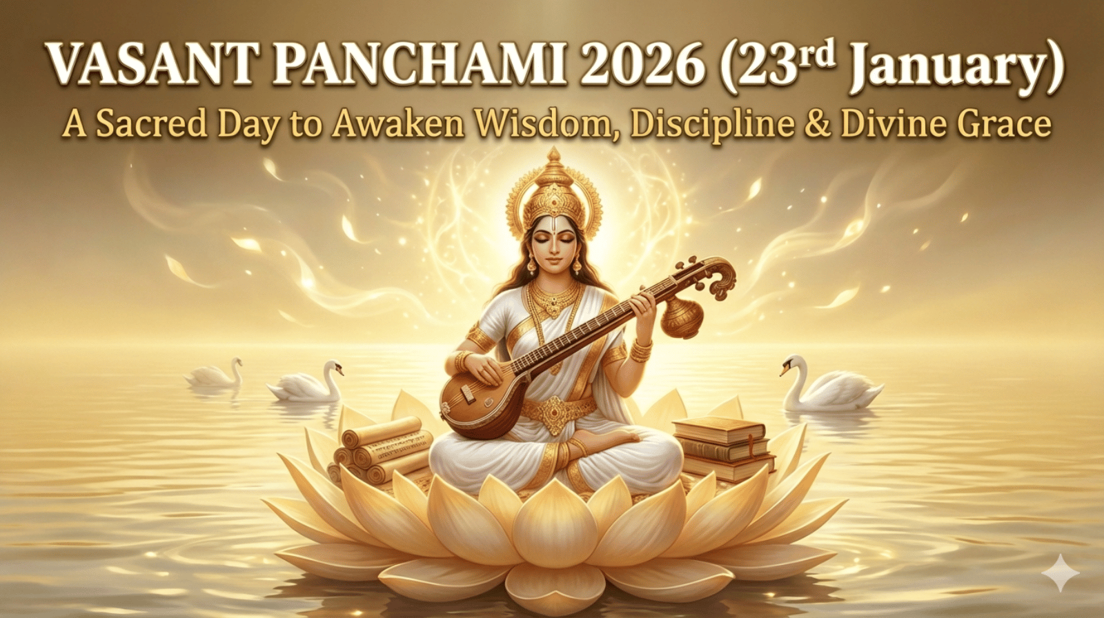 Vasant Panchami 2026 (23 January) – Awaken Wisdom, Discipline & Divine ...